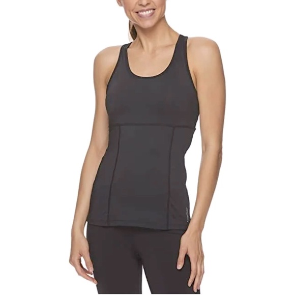 Head | Tops | Head Racerback Workout Tank Top Built In Mesh Bra Medium ...